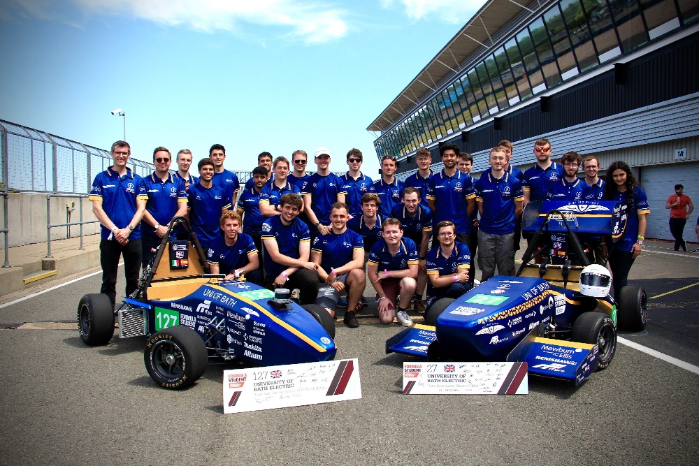 Team Bath Racing Electric enters driverless car race at Silverstone